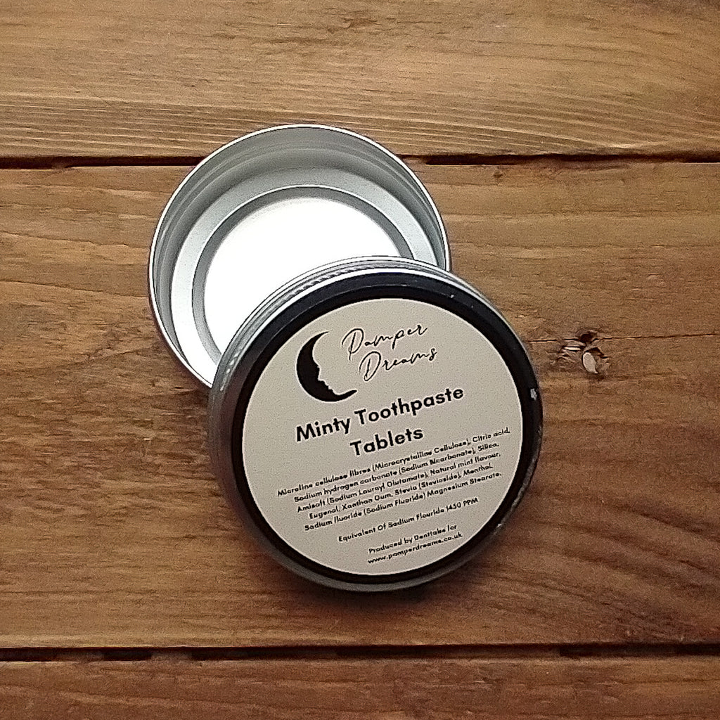 Toothpaste Tablets Storage Tin | Zero Waste Storage| Pamper Dreams